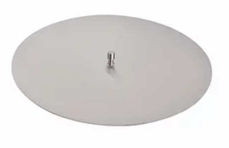 21" Round Stainless Steel Burner Cover, Donoma Fire Pit & Fire Table ...